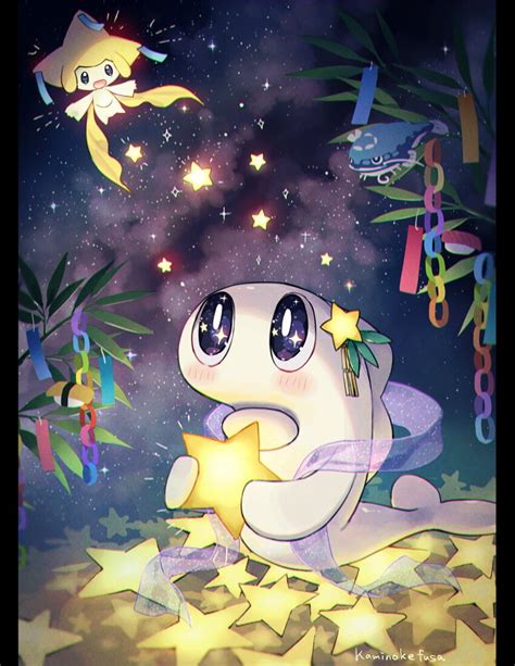 Kaminokefusa Dondozo Jirachi Tatsugiri Tatsugiri Droopy Nintendo Pokemon Commentary