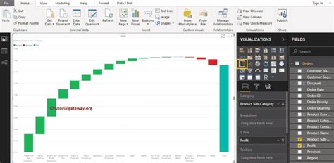 How To Remove Total Column From Waterfall Chart In Power Bi Printable
