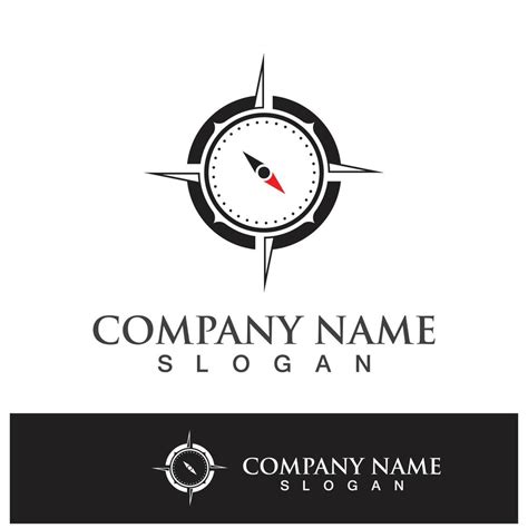 Compass Logo Template Vector Icon 13648647 Vector Art At Vecteezy