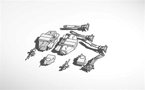 3d Design Hkugac17 S2cw 13 Atat Walker Tinkercad