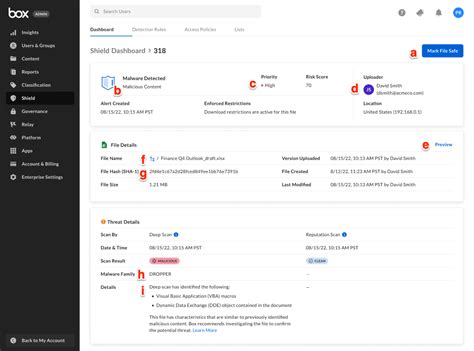 triaging and remediating shield threat detection alerts box support