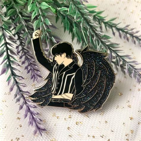 Fake Love Jk Enamel Pin Peanutopia