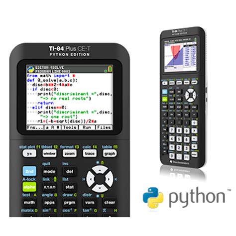 Grafisk Kalkulator Ti 84 Plus Ce T Python Edition Texas Instruments Adlibris Bokhandel Størst