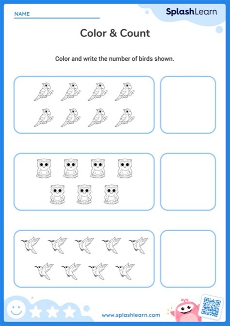 Counting Objects Within 10 Worksheets Free Printable Splashlearn