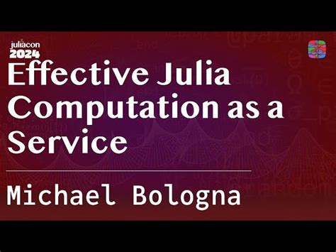 Free Video Effective Julia Computation As A Service Building High