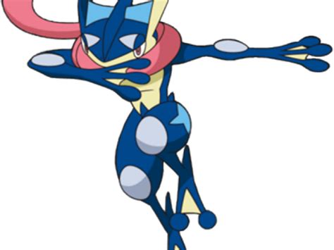 Greninja Water Ninja Ash Companion Battle Ready Free Png
