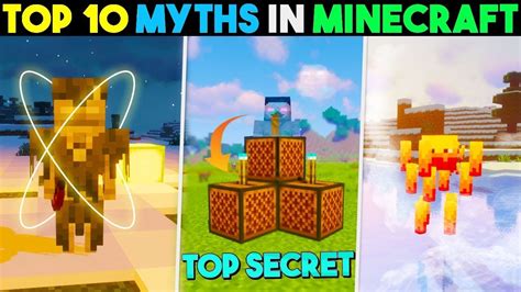 Busting Epic Minecraft Myths Youtube