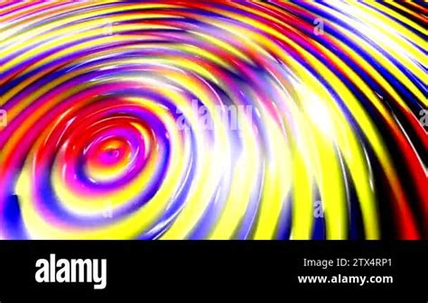 Abstract Animated Background With Waves And Glare On The Surface Of An