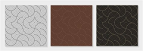 rounded lines pattern collection vector art icons and graphics for
