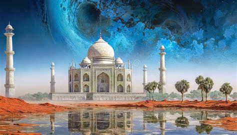 The Taj Mahal Is A Mausoleum Mosque Located In Agra India On The