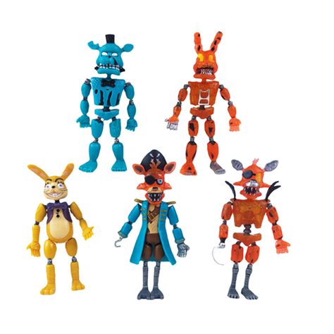 Halloween Version 5pcs Assemblable Five Nights At Freddys Action