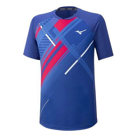 Buy Mizuno Shadow T Shirt Men Blue Red Online Tennis Point Uk