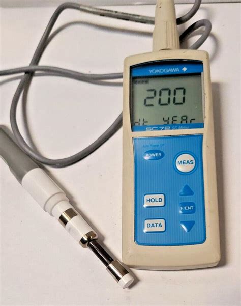 Yokogawa Sc 72 Conductivity Personal Meter With Sensor Made In Japan