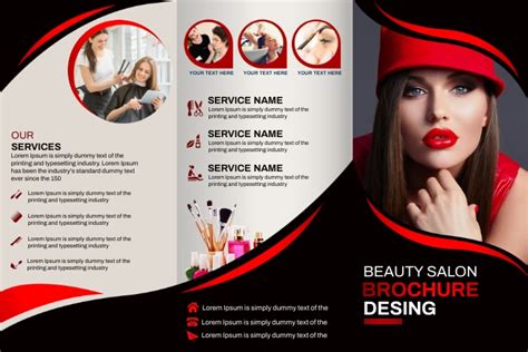 Beauty Salon Brochure Design Template Postermywall