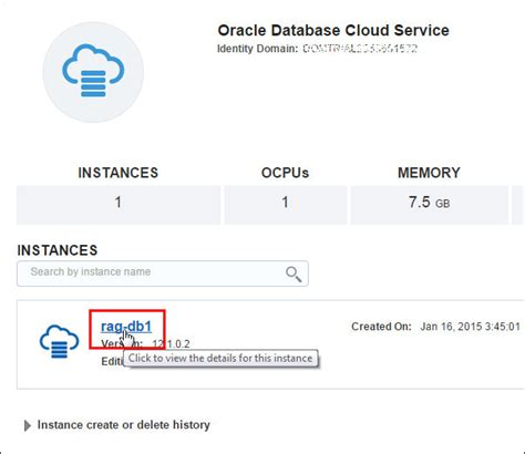 administering your database cloud service
