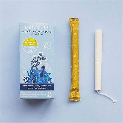 Natracare Organic Cotton Tampons Regular With Applicator 16