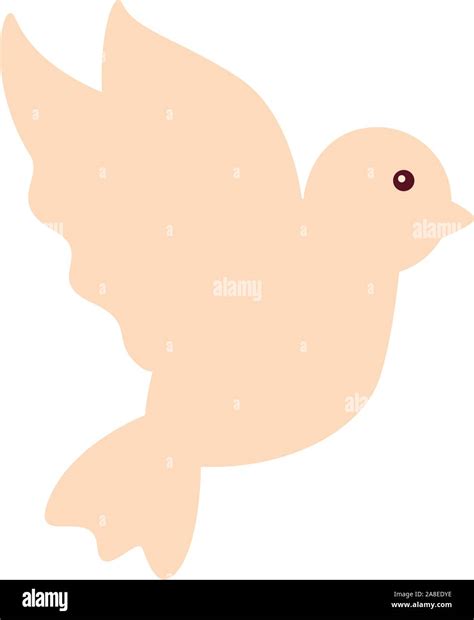 Isolated White Dove Vector Design Stock Vector Image And Art Alamy