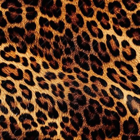 Premium Photo Leopard Fur Texture Seamless Pattern Background Textile