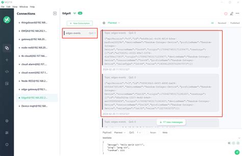 edgex 导出数据到 mqtt 服务 edgex foundry