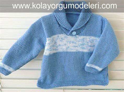 Bebek Kazak Örnekleri Kolay Örgü Modelleri