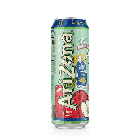 Arizona X Fallout Red Apple Green Tea Energy Drink 234mg Natural