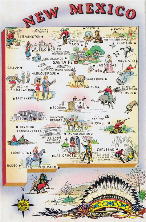 Mexico Tourist Attractions Map