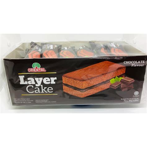 Oriental Layer Cake Chocolate 24 Pcs Shopee Malaysia
