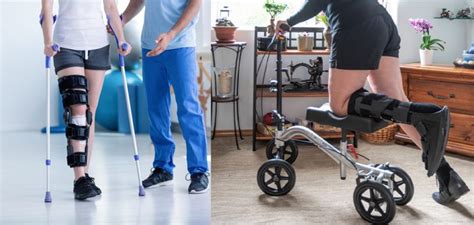 Is A Knee Scooter Better Than Crutches Pros And Cons