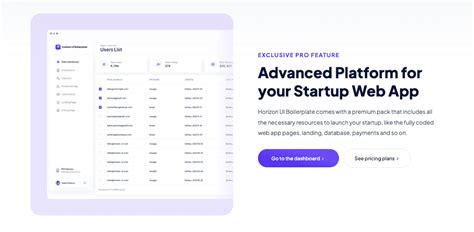 Tailwind Css Call To Actions Horizon Ui Boilerplate Documentation
