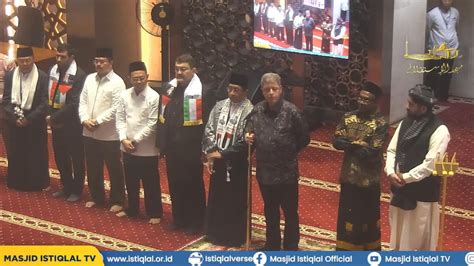 Dubes Palestina Terimakasih Untuk Imam Besar Masjid Istiqlal Dan