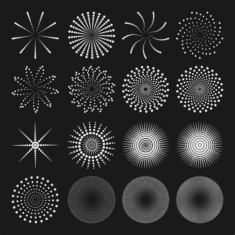 Premium Vector Dot Shapes Vector Set
