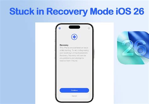 Stuck In Recovery Mode Ios 26 Beta 4 Proven Fixes Here