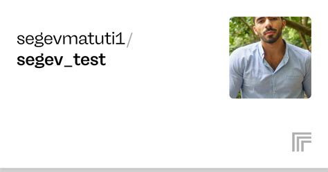 Segevmatuti Segev Test Run With An Api On Replicate