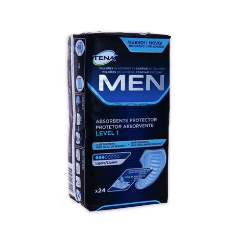 TENA Men's Absorbent Incontinence Protective Pads, Level 1 Urinary Pads ...