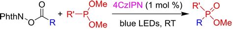 Photoinduced Decarboxylative Radical Phosphinylation Cheng 2024