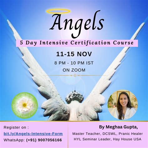 Angels Intensive 5 Day Certification Course The Diana Cooper School Of White Light