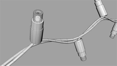 Christmas Lights String 3d Model Download Decoration On