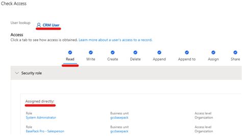 How To Check A Users Record Access In Dynamics 365 Crm Xperience