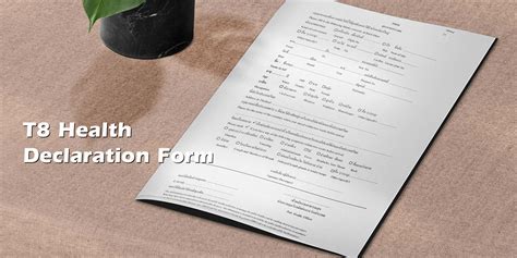 Egypt Health Declaration Form Form Example Download
