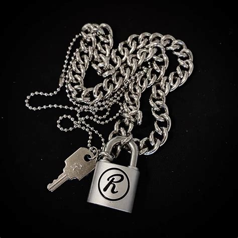 Nana Necklace Sid Vicious R Padlock And Chain Etsy Uk