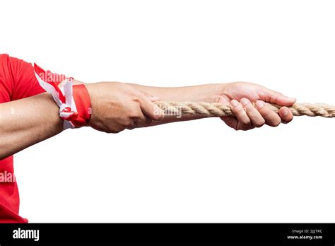 Indonesian Men Celebrate Indonesian Independence Day On 17 August With