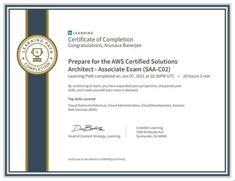 Arunava Banerjee On Linkedin Awscloud Levelup Awstraining