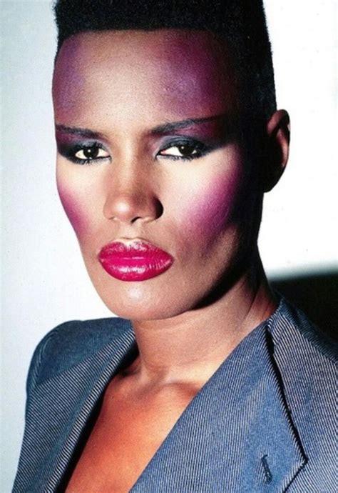 Grace Jones 1980s Makeup Grace Jones Cheek Makeup
