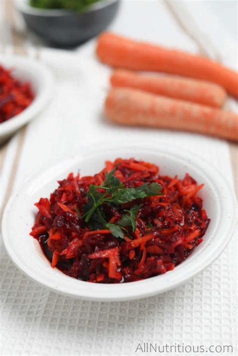 Fast Carrot And Beetroot Salad Vegan Low Calorie All Nutritious