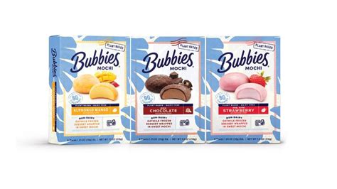 Bubbies Ice Cream Unveils New Branding Plant Based Mochi Flavors
