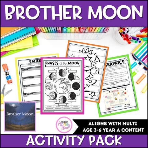 Brother Moon Activity Pack The Busy Honey Bee