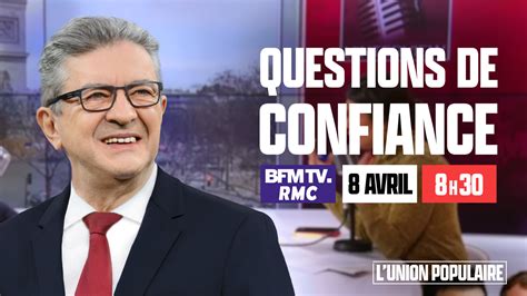 Jean Luc Mélenchon on Twitter Ce vendredi avril rendez vous à h sur RMCinfo et BFMTV