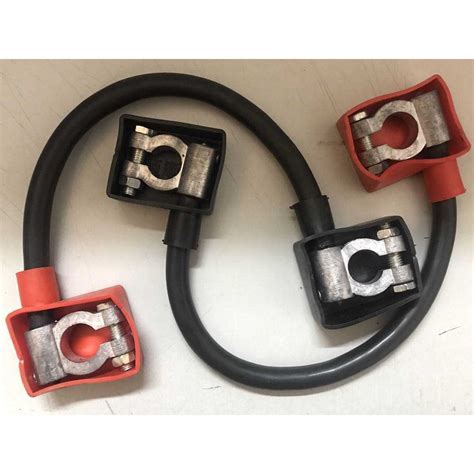 สายไฟแบตเตอรี่รถยนต์ ขั้วกลม สายไฟเส้นใหญ่ ขั้วต่อแบตแข็งแรง รับกระแสไฟได้ดี Thaisolar Thaipick