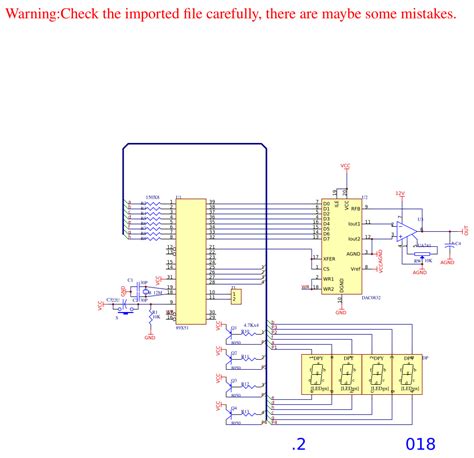 89x51 Dac0832 Dac Import From Altium Copy Resources Easyeda