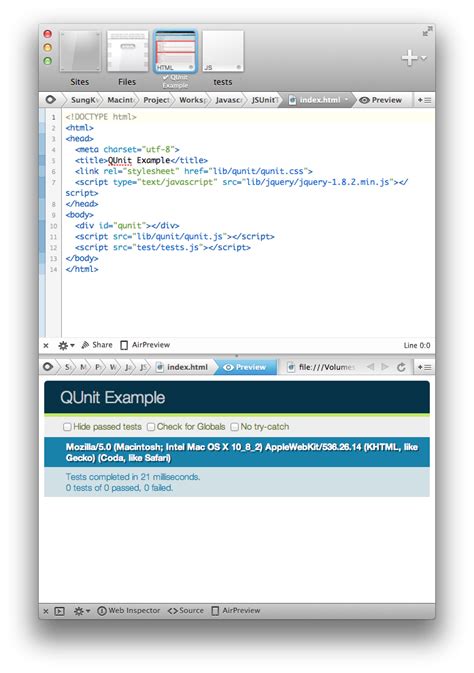 Qunit Javascript